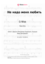 G-Nise piano sheet music in PDF, MIDI