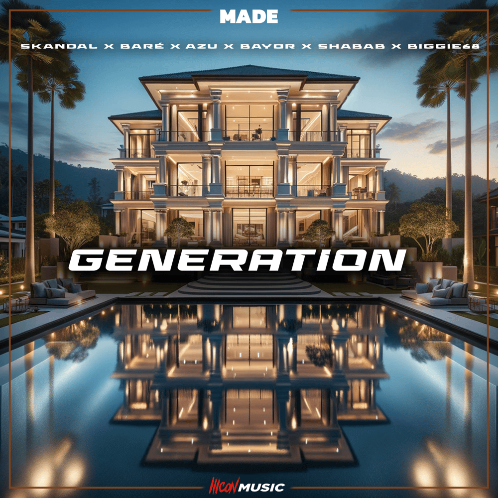 Baré, Made, Shabab, Bayor, Azu, BIGGIE68, Skandal - Generation sheet music for piano with ...