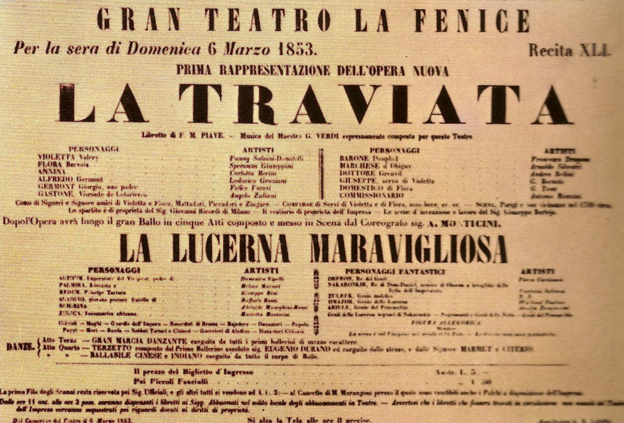 Giuseppe Verdi - La Traviata: Act 2. Di provenza il mar, il suol sheet music for piano with ...