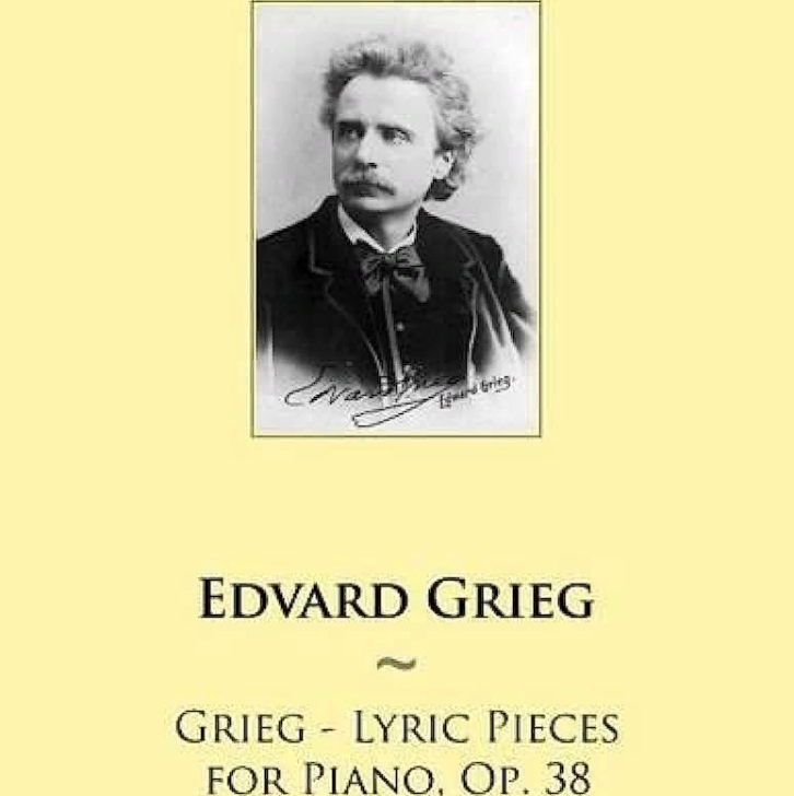 Edvard Hagerup Grieg - Lyric Pieces, op.38. No. 2 Folk-song sheet music ...