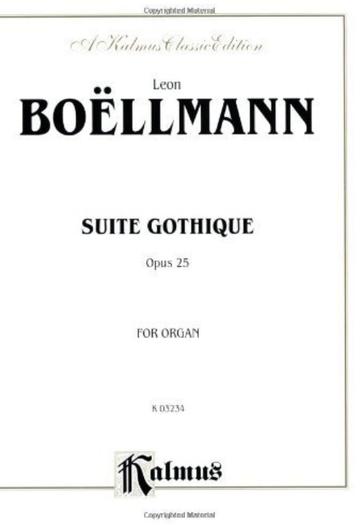 Leon Boellmann - Suite Gothique, Op.25: IV. Toccata sheet music for ...